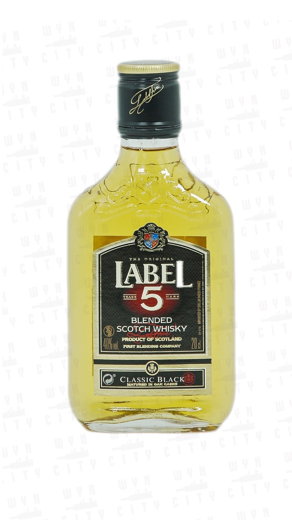 Label 5 Classic Black Blended Scotch Whisky small | Wyn City